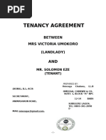 TENANCY AGREEMENT (Kenya) | PDF | Leasehold Estate | Landlord