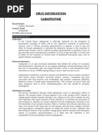 Gabapentin Titration Schedule Guide | PDF