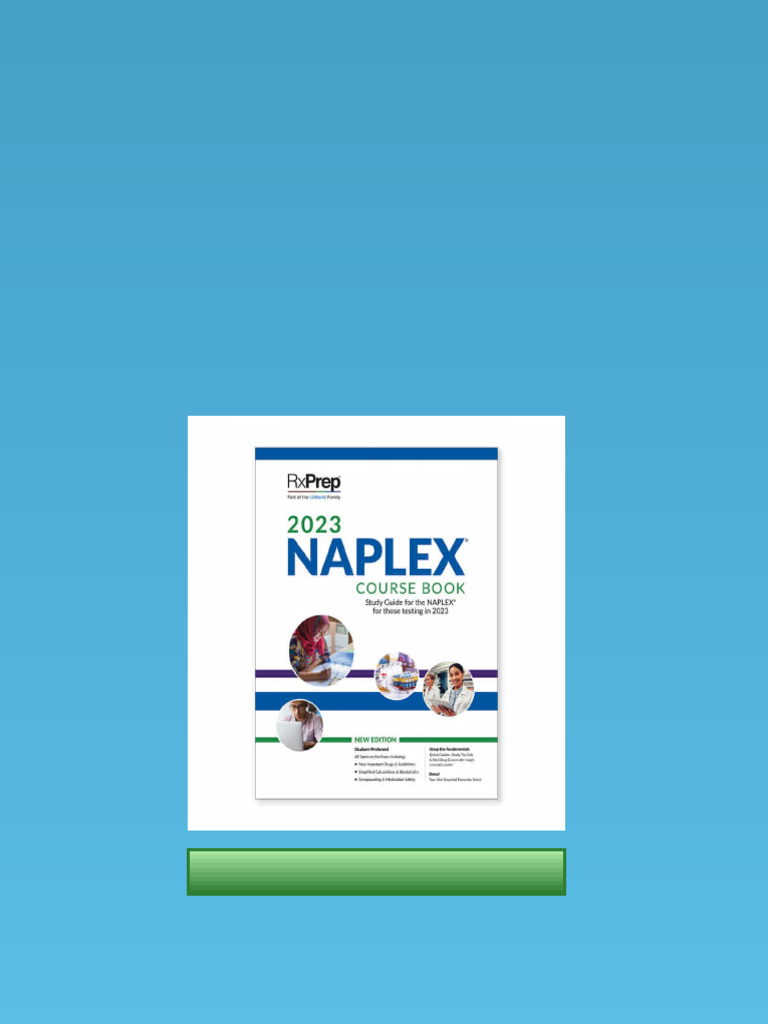 NAPLEX RxPrep 2023 Course Book For Pharmacist Licensure Exam ...