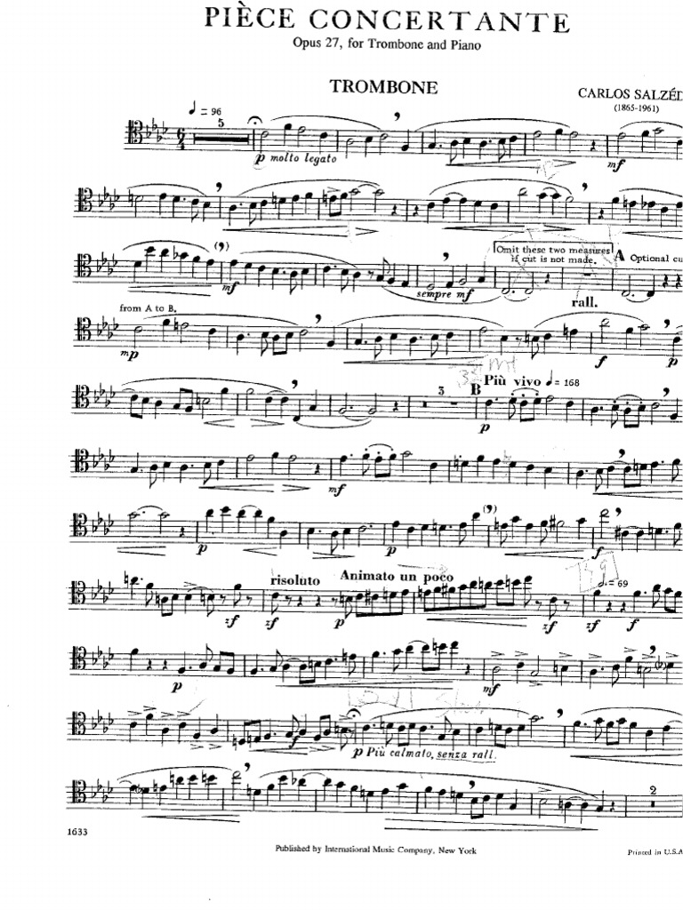 Piece Concertante | PDF