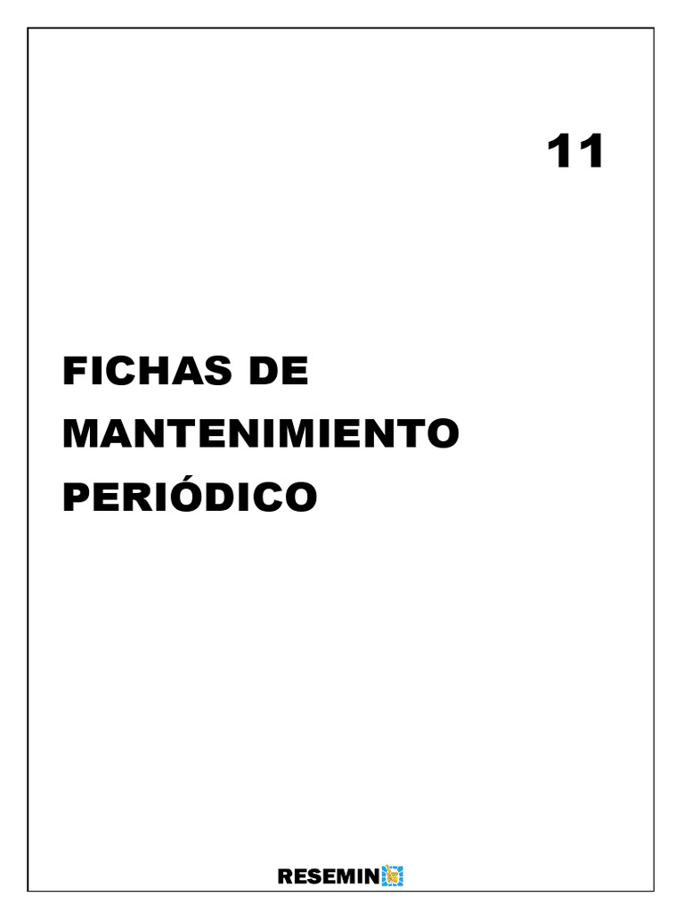 Ficha de Mantenimiento - Bolter 99 RESEMIN | PDF | Filtración ...