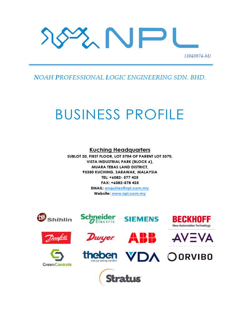 NPL Engineering Company Profile | PDF | Programmable Logic Controller ...