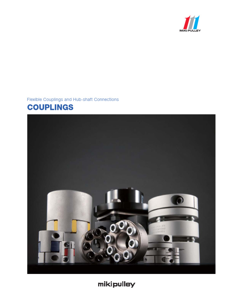 Miki Pulley Coupling Catalog 2011 | PDF | Mechanics | Mechanical Engineering