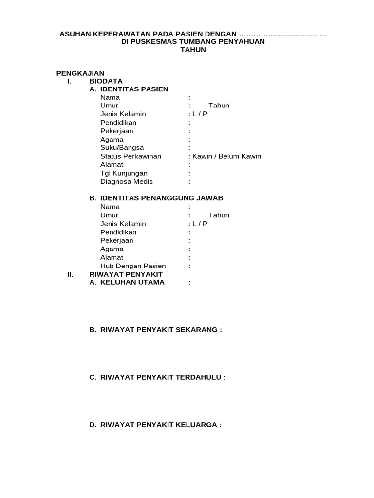 Contoh Format Askep | PDF
