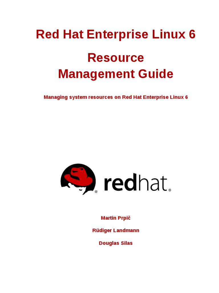 RHEL 6 Resource Management Guide | PDF | Computers