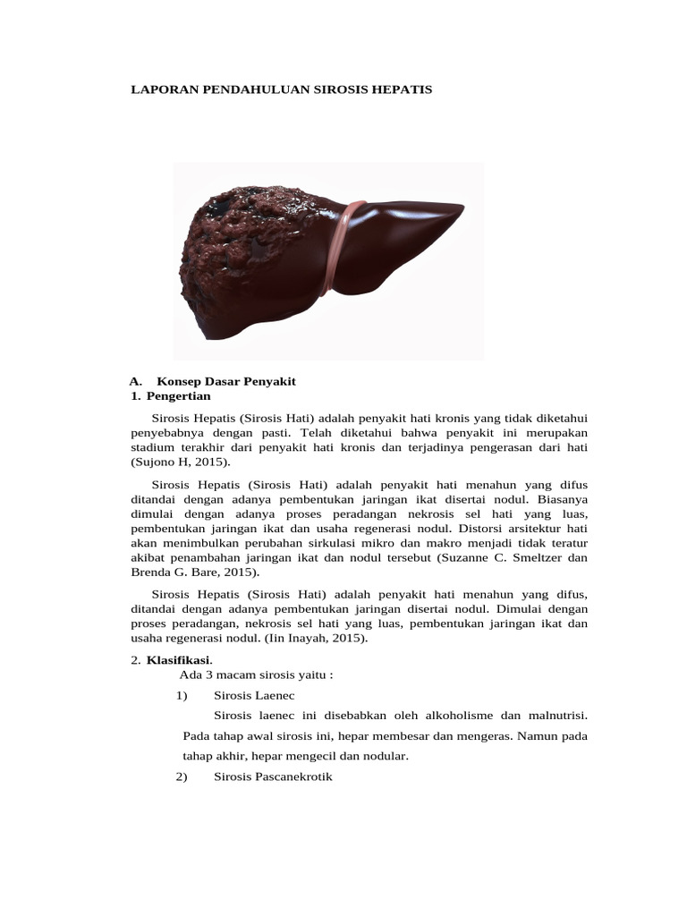 Panduan Lengkap Sirosis Hepatis | PDF