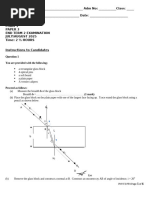 WAEC Physics Past Questions Guide | PDF | Oscillation | Pendulum