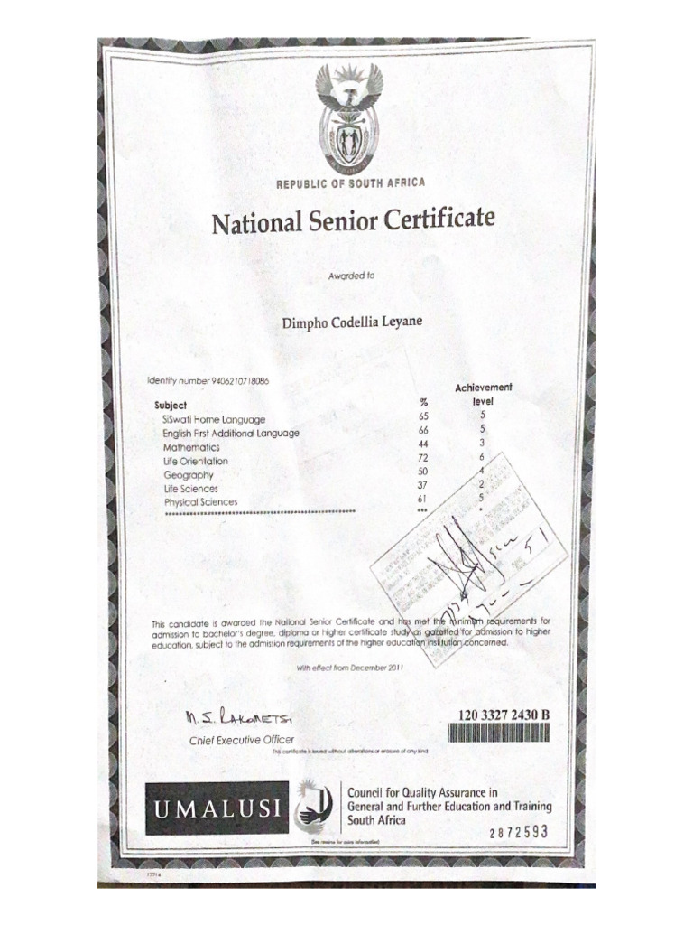 NSC 2023 | PDF