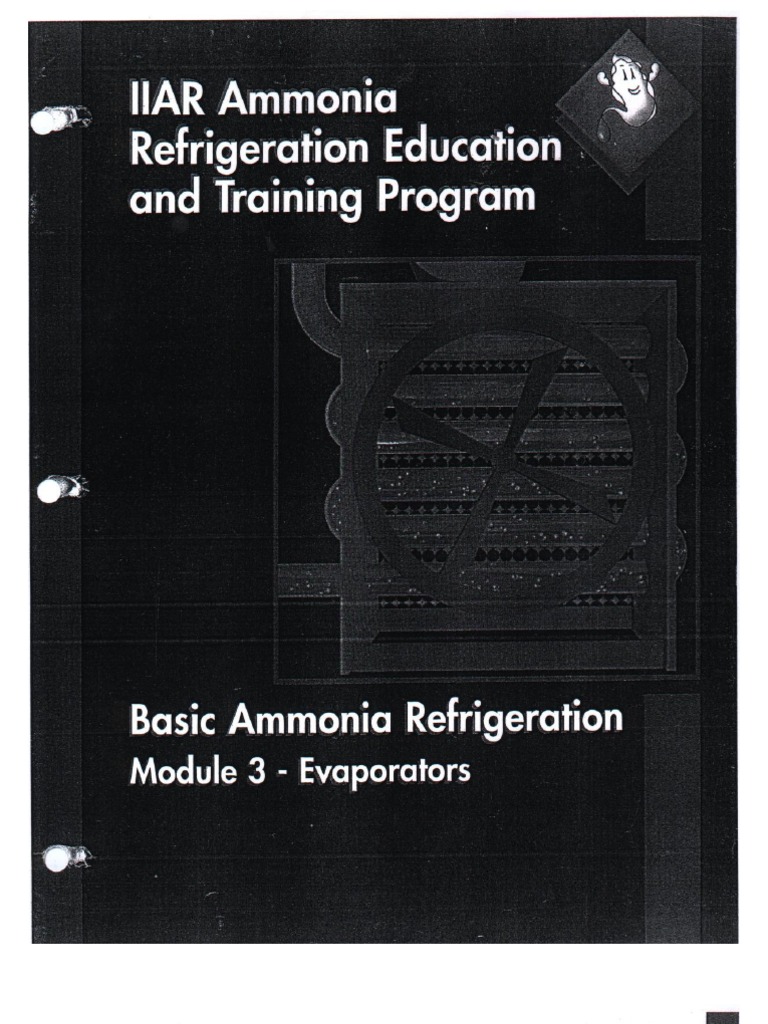 IIAR Ammonia Refrigeration Education and Training Program - Module 3 | PDF