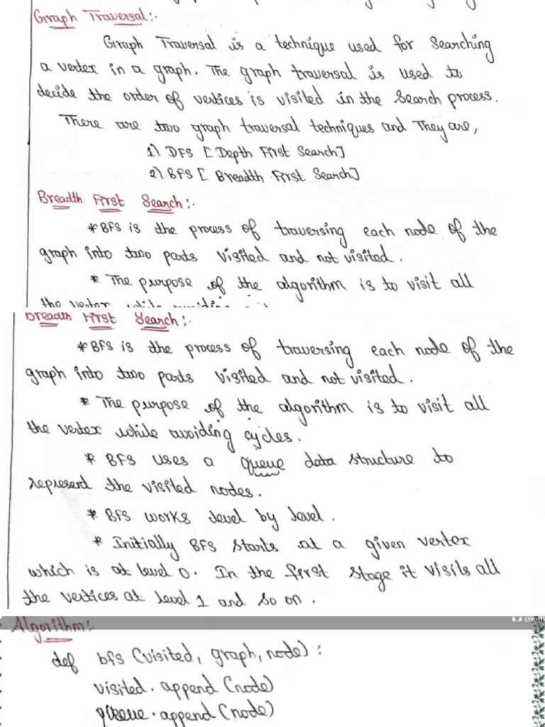 Graph Traversal PPT 2 | PDF