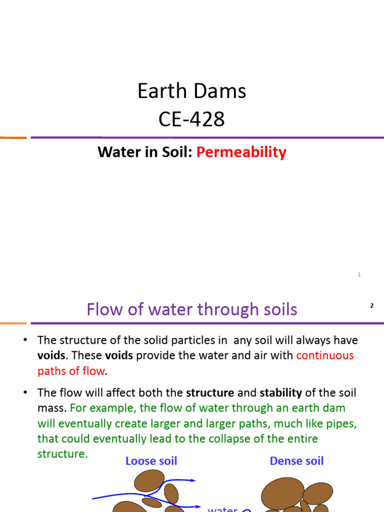 Topic 4a-Soil Permeability | PDF | Aquifer | Groundwater