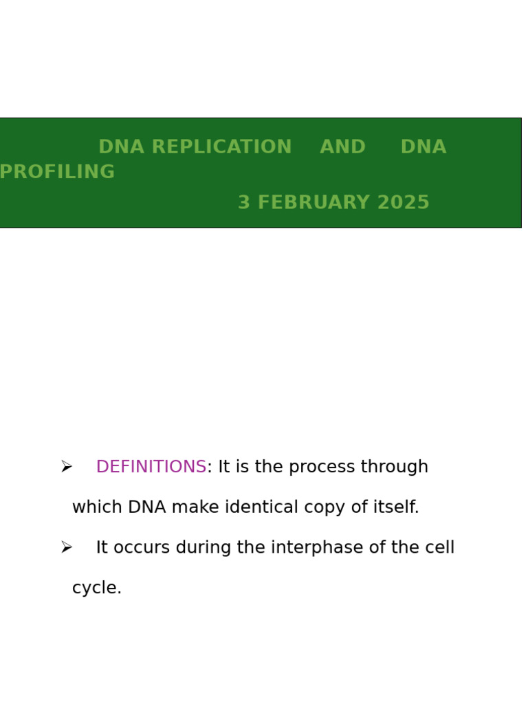Dna Replication 2 Slides | PDF