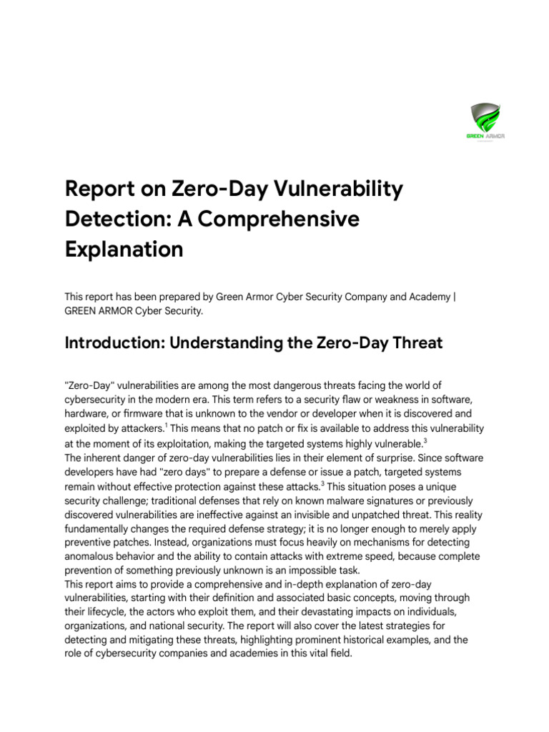 Zero-Day Vulnerability Insights | PDF | Malware | Security