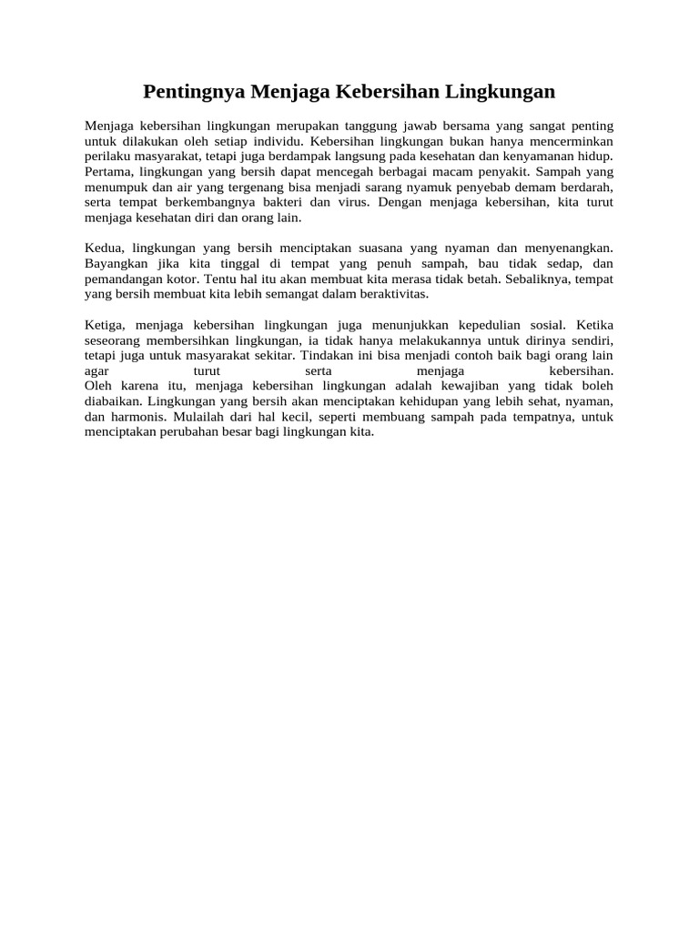 Contoh Teks Argumentasi | PDF