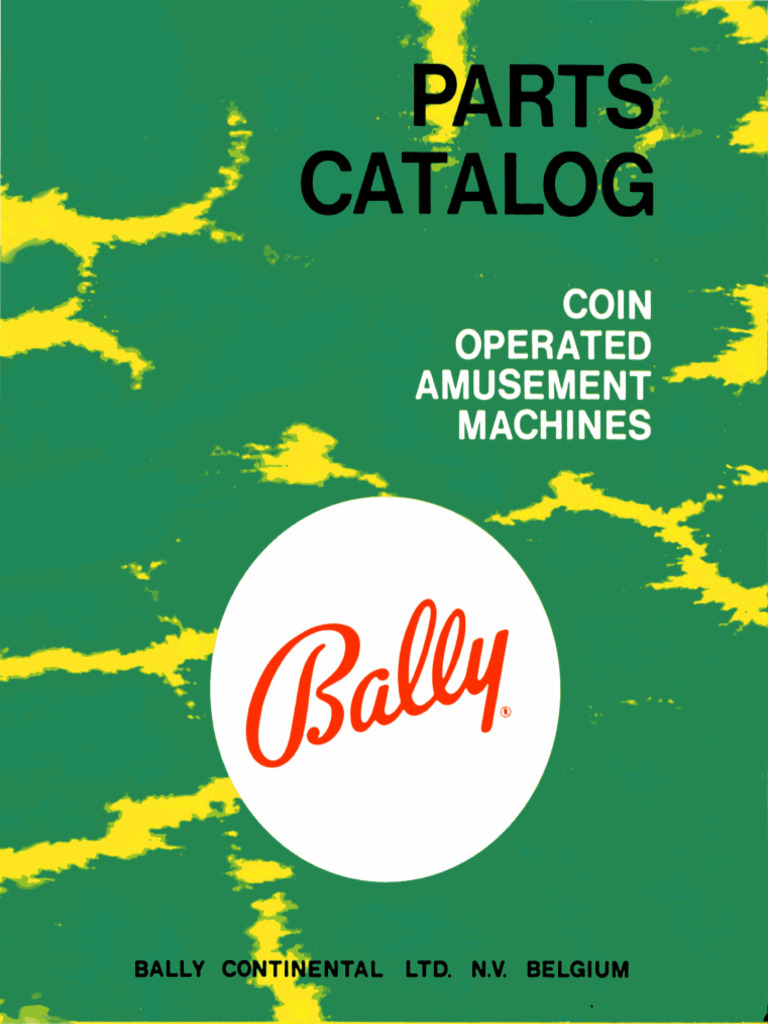 Bally Spare Parts Catalog Overview | PDF | Switch | Electric Motor