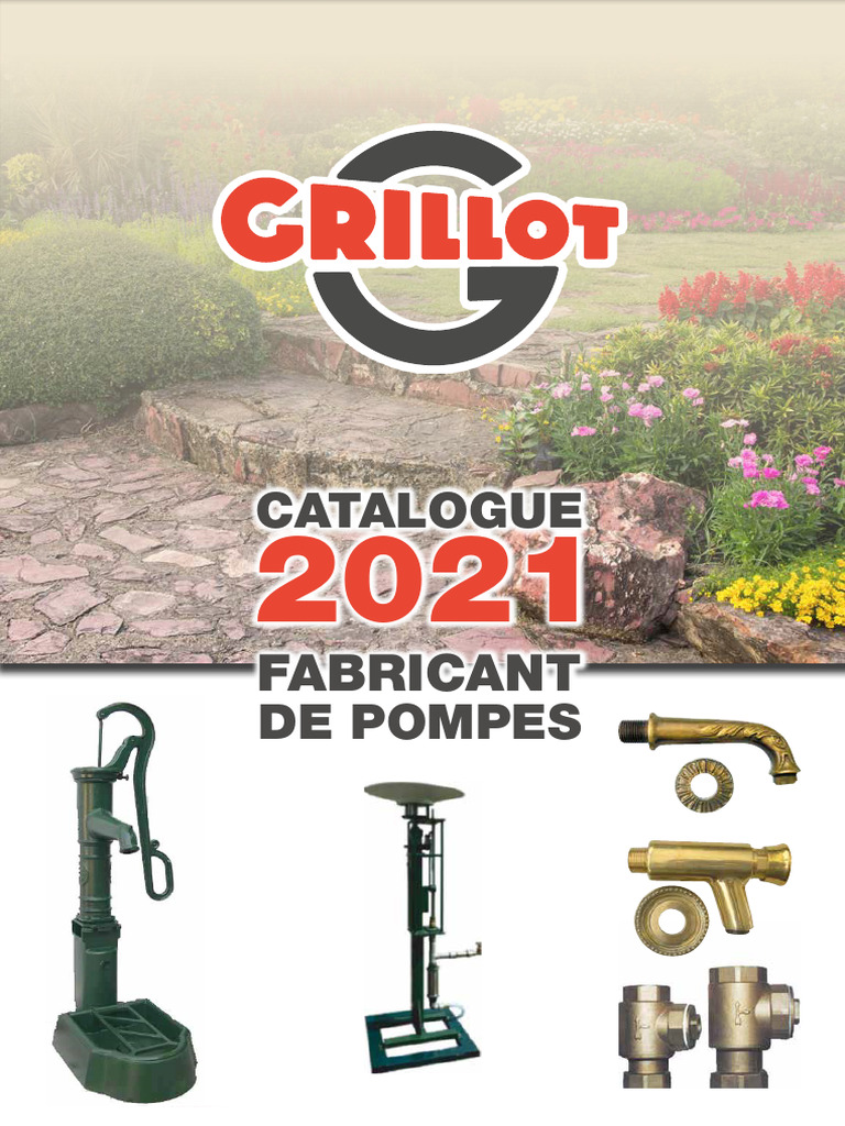 Pompes à main et accessoires Grillot | PDF | Pompe | Piston