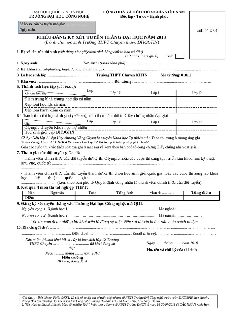 QHI__phieu_DKXT_cho_HS_Truong_THPT_Chuyen_thuoc_DHQGHN (1) | PDF