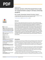 Perceived Stress Scale (PSS) & Example - Free PDF Download | PDF ...