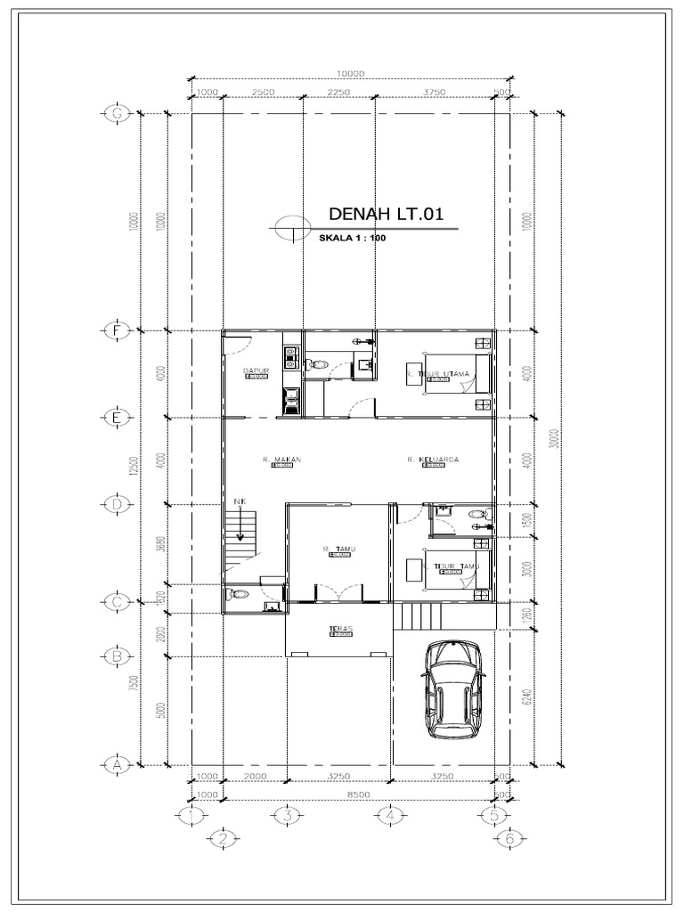 Denah LT 1 | PDF