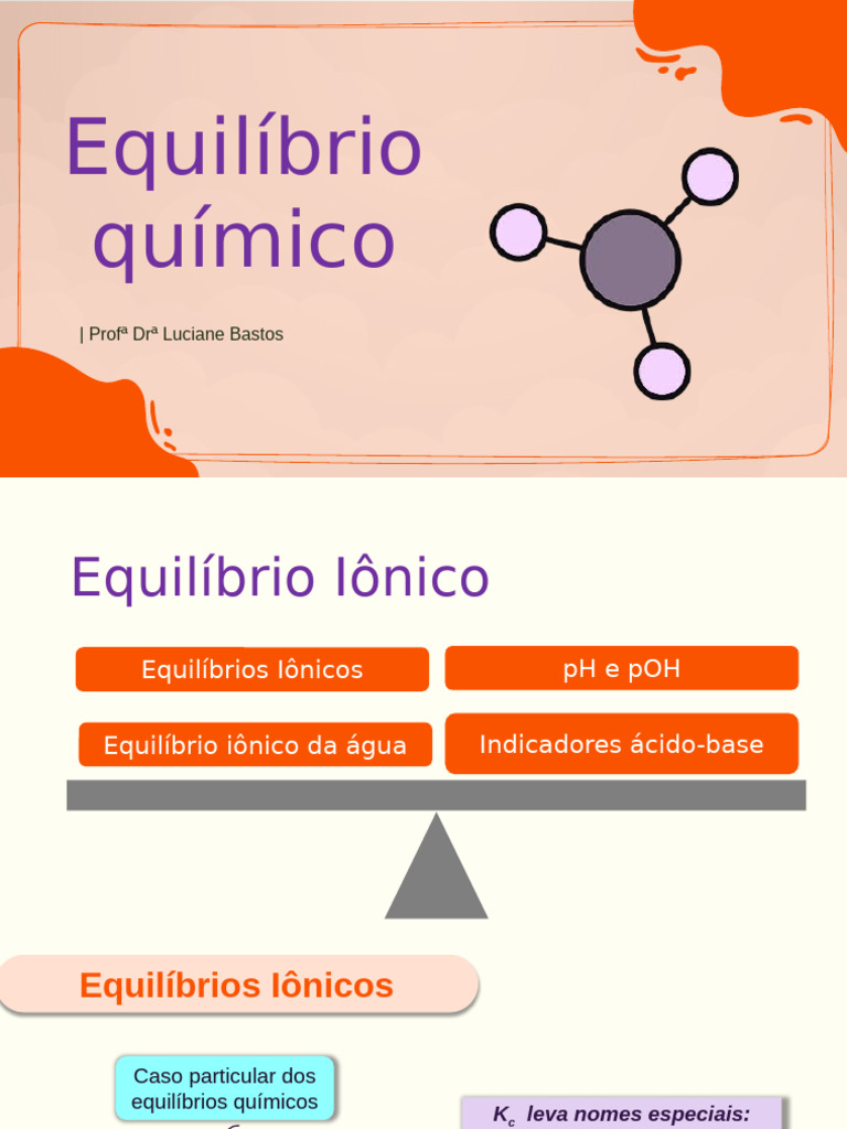 Aula 13- Equilibrio Iônico- Parte i _ 2024 | PDF | Ph | Ácido