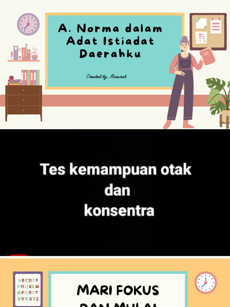 A. Norma Dalam Adat Istiadat Daerahku | PDF