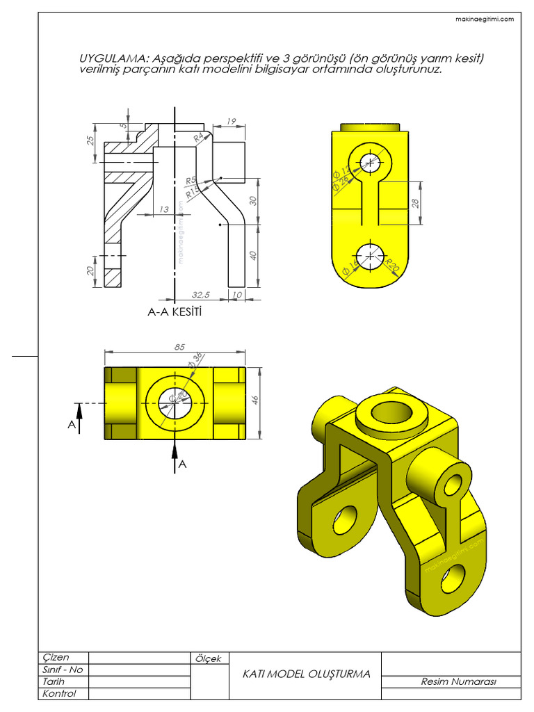Part19 A4 Kati Model Olusturma | PDF