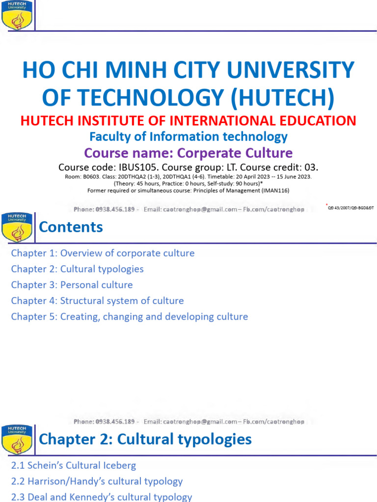 Corporate Culture and Typologies Overview | PDF | Organizational Culture