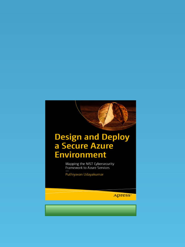 Design and Deploy A Secure Azure Environment: Mapping The NIST ...