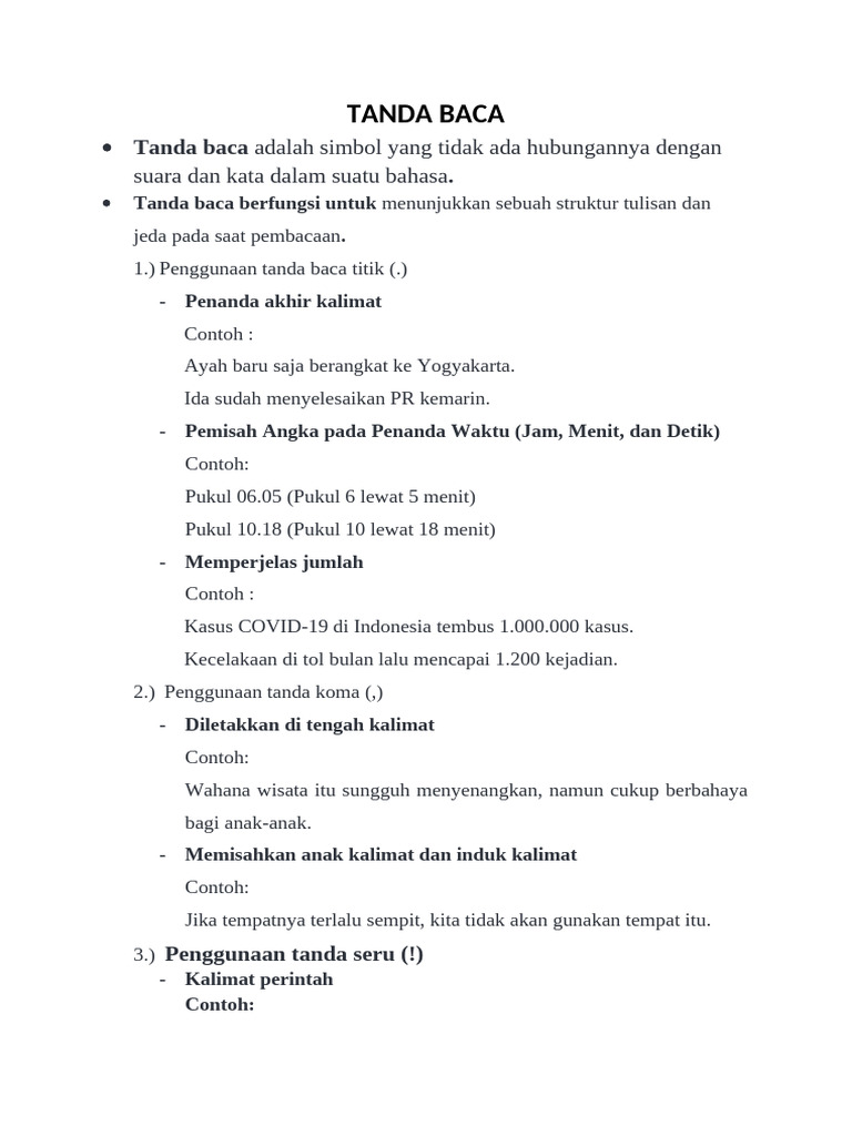 Tanda Baca | PDF