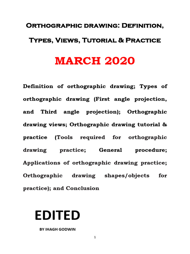 Orthographic Drawing: Definition & Guide | PDF | Geometry | Classical ...