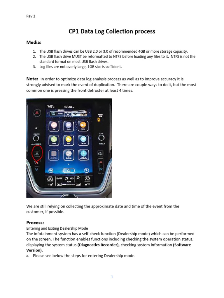 Gen 4 Data Log Collection | PDF