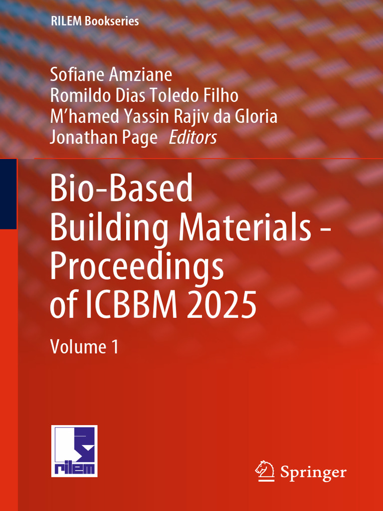 Icbbm Volume 1 | PDF | Concrete | Composite Material