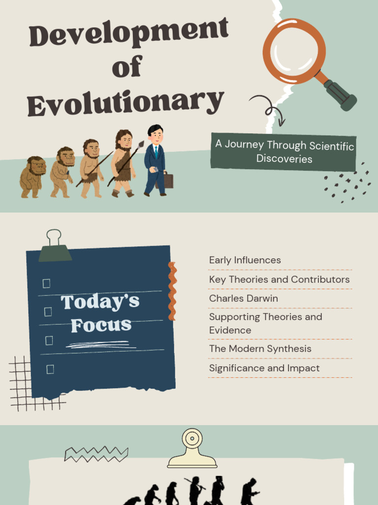 Evolutionary Theory and Key Contributors | PDF | Natural Selection ...
