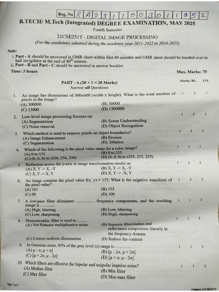 Dip University Paper May 2025 | PDF