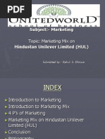 Hindustan Unilever Limited (HUL) Introduction | PDF | Unilever ...