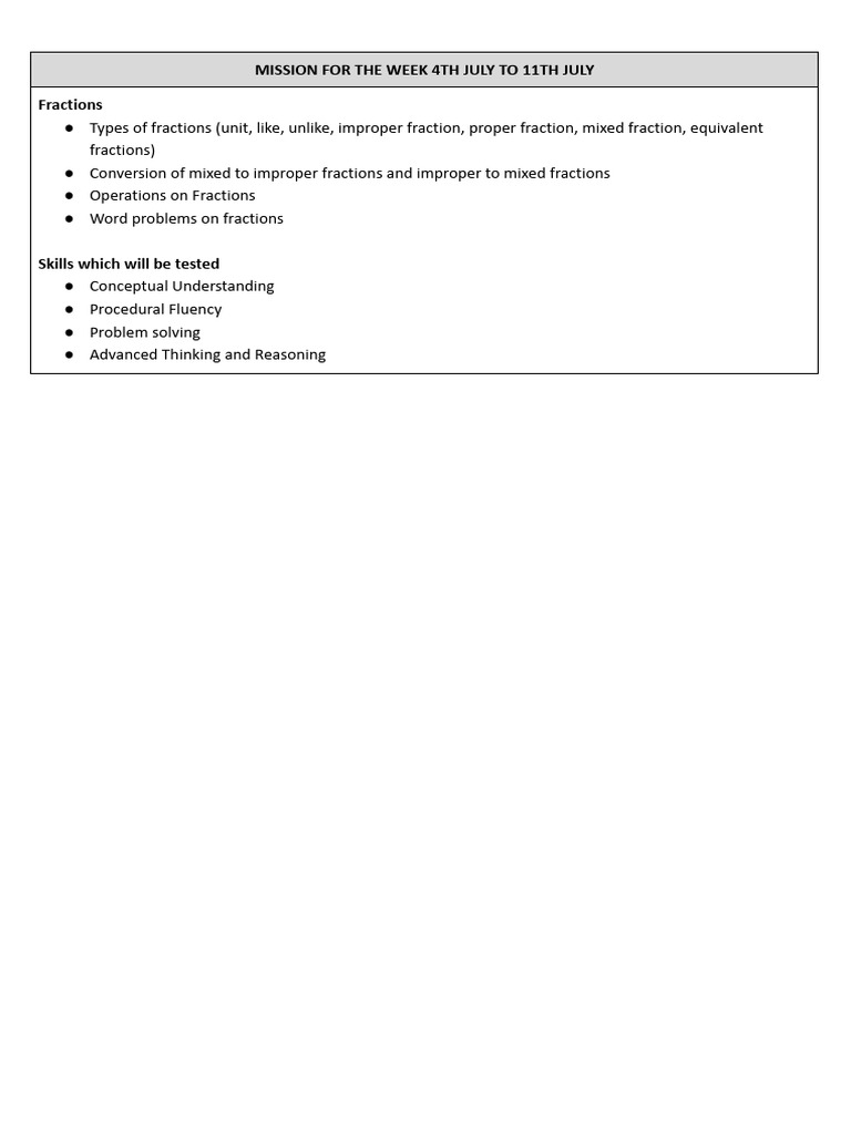 2025-26 Mission Math | PDF