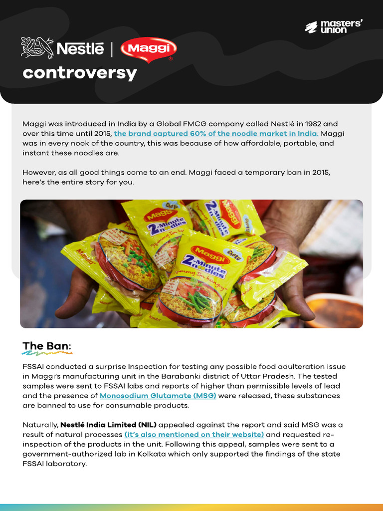 1THpvakUSOWJH38r9Yq8 - Case D - Nestle&Maggi | PDF