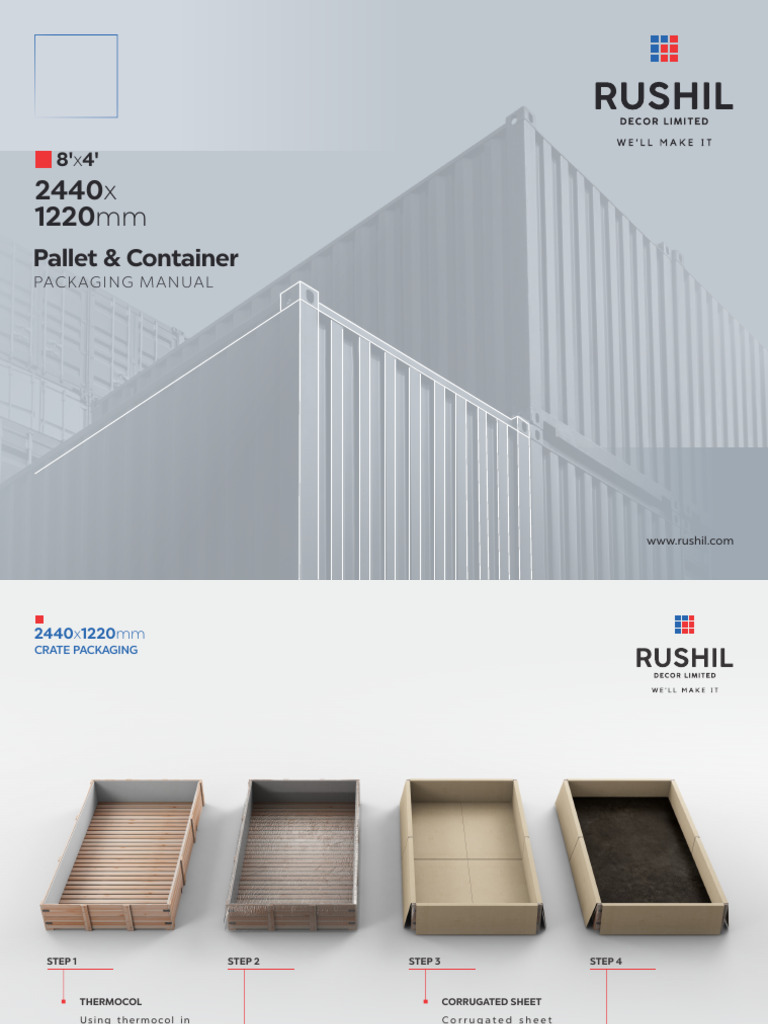 01 Rushil - 8x4 Crate Packing 2024 | PDF | Pallet | Polystyrene
