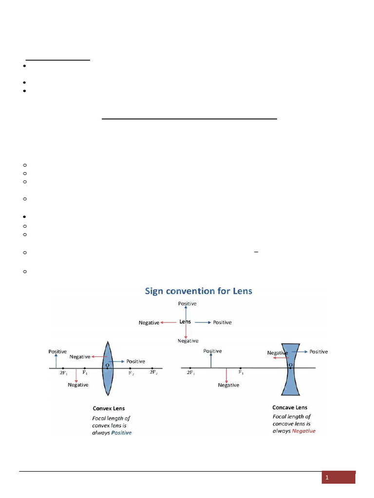 Light Chapter 10: Lens Numericals Guide | PDF | Applied And ...