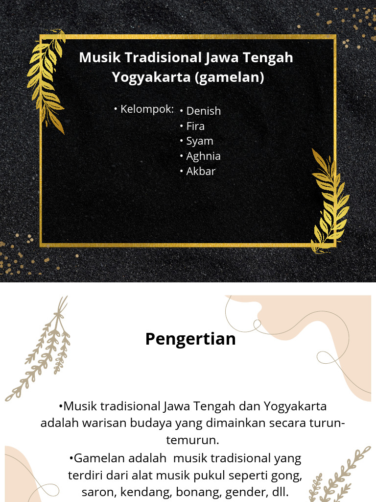 Presentasi Gamelan Jawa Fix - PPTX 20250802 094433 0000 | PDF