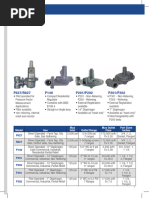 ROOTSRegulators B34 Spec Sheet | PDF | Valve | Gases