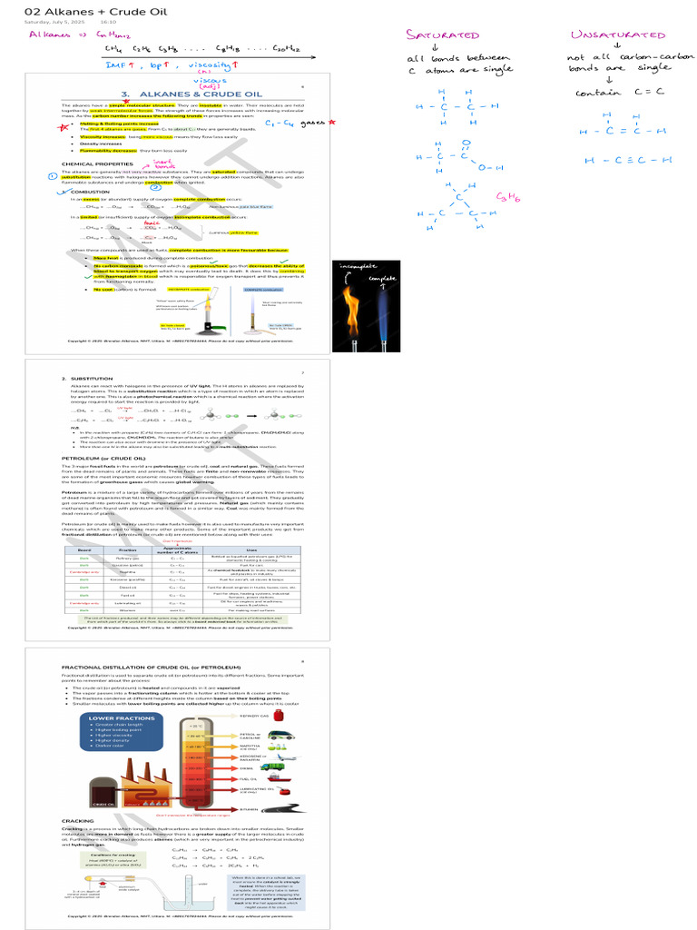 02 Alkanes + Crude Oil | PDF