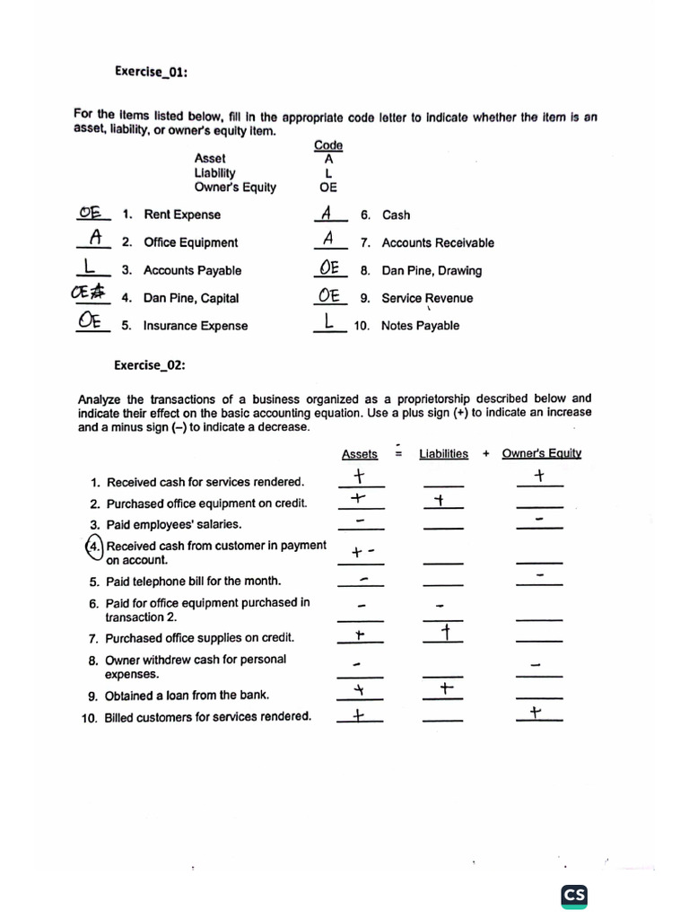 Accounting Sheet | PDF