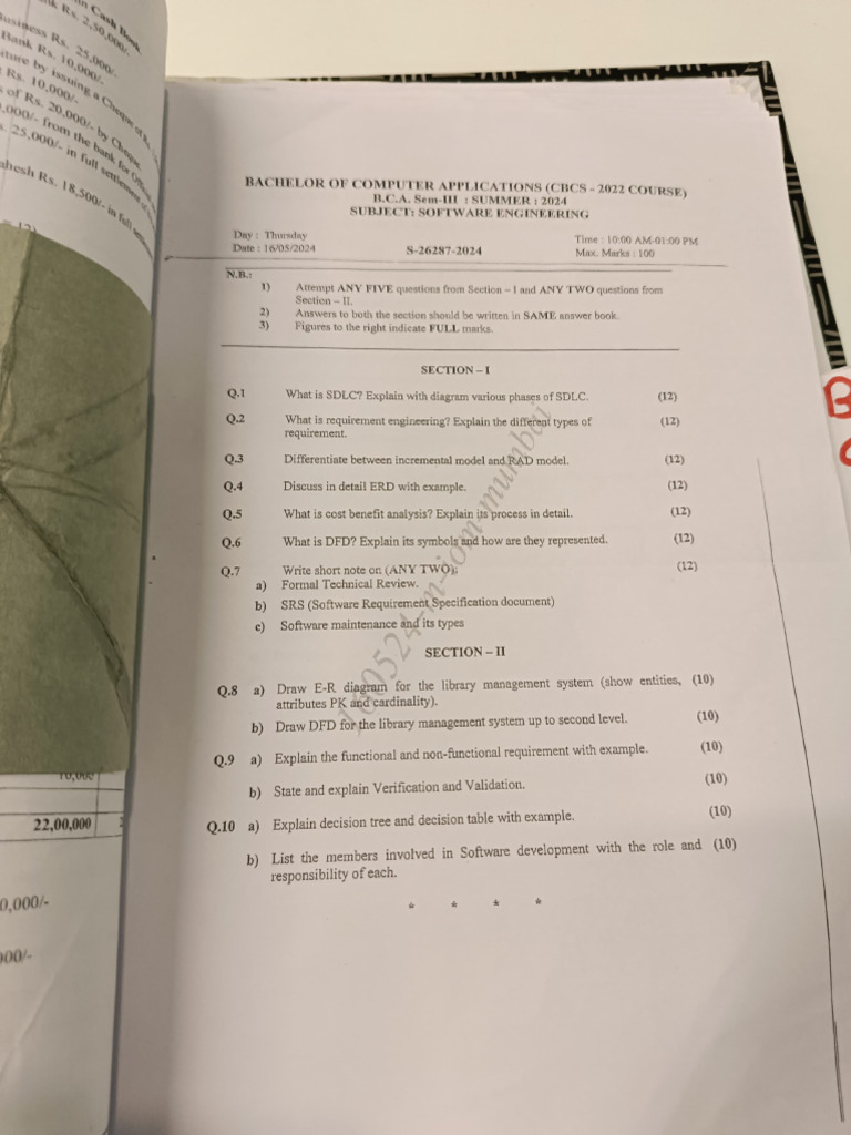 Last Year Qs Papers | PDF