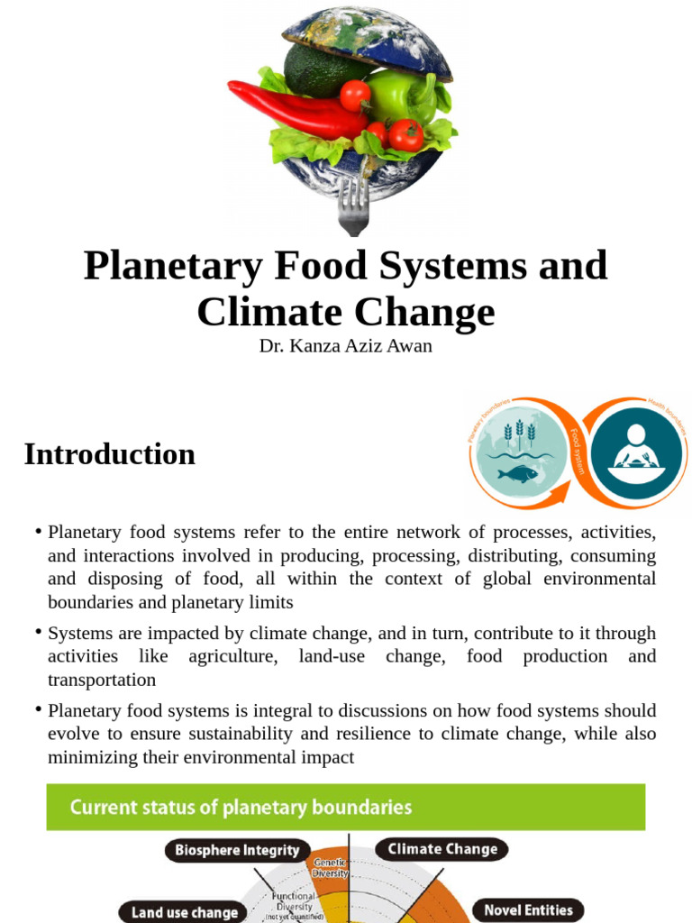 Planetary Food Systems and Climate Change | PDF | Agriculture ...