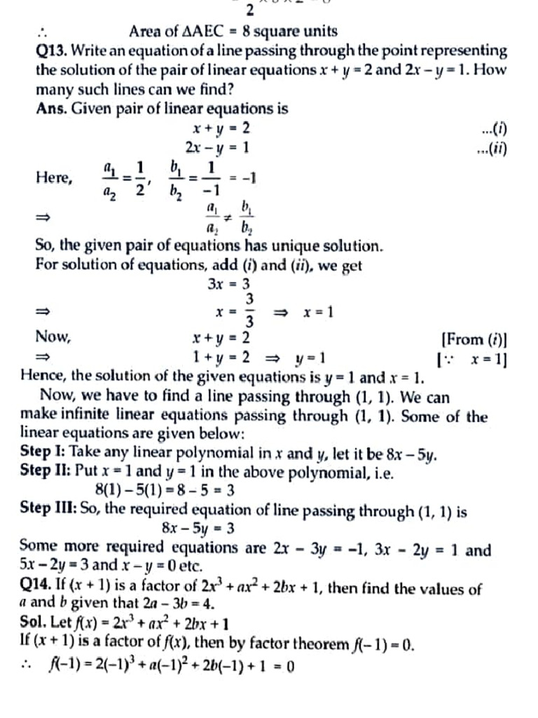 GR 10 Extra Linear Equations Last Part-1 | PDF | Elementary Geometry ...