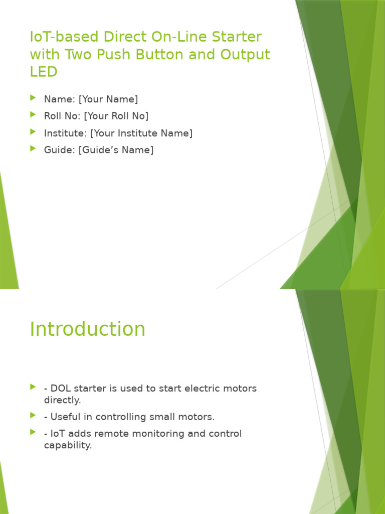 IoT_DOL_Starter_Project_PPT | PDF