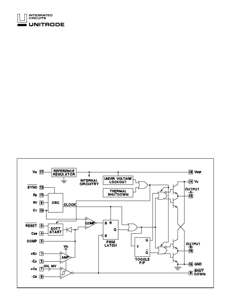 Regulating Pulse Width Modulator: Features Description | PDF ...