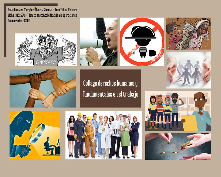 Collage Derechos Humanos y Fundamentales en El Trabajo - Luis Felipe ...