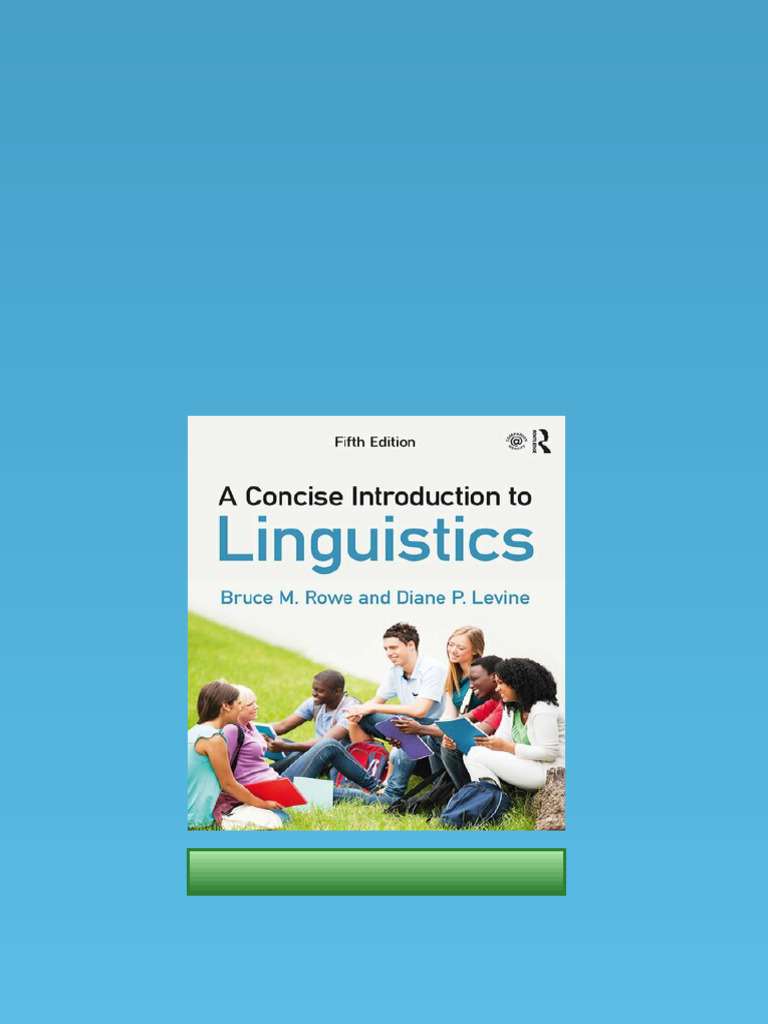 (Ebook) A Concise Introduction To Linguistics by Bruce M. Rowe, Diane P ...